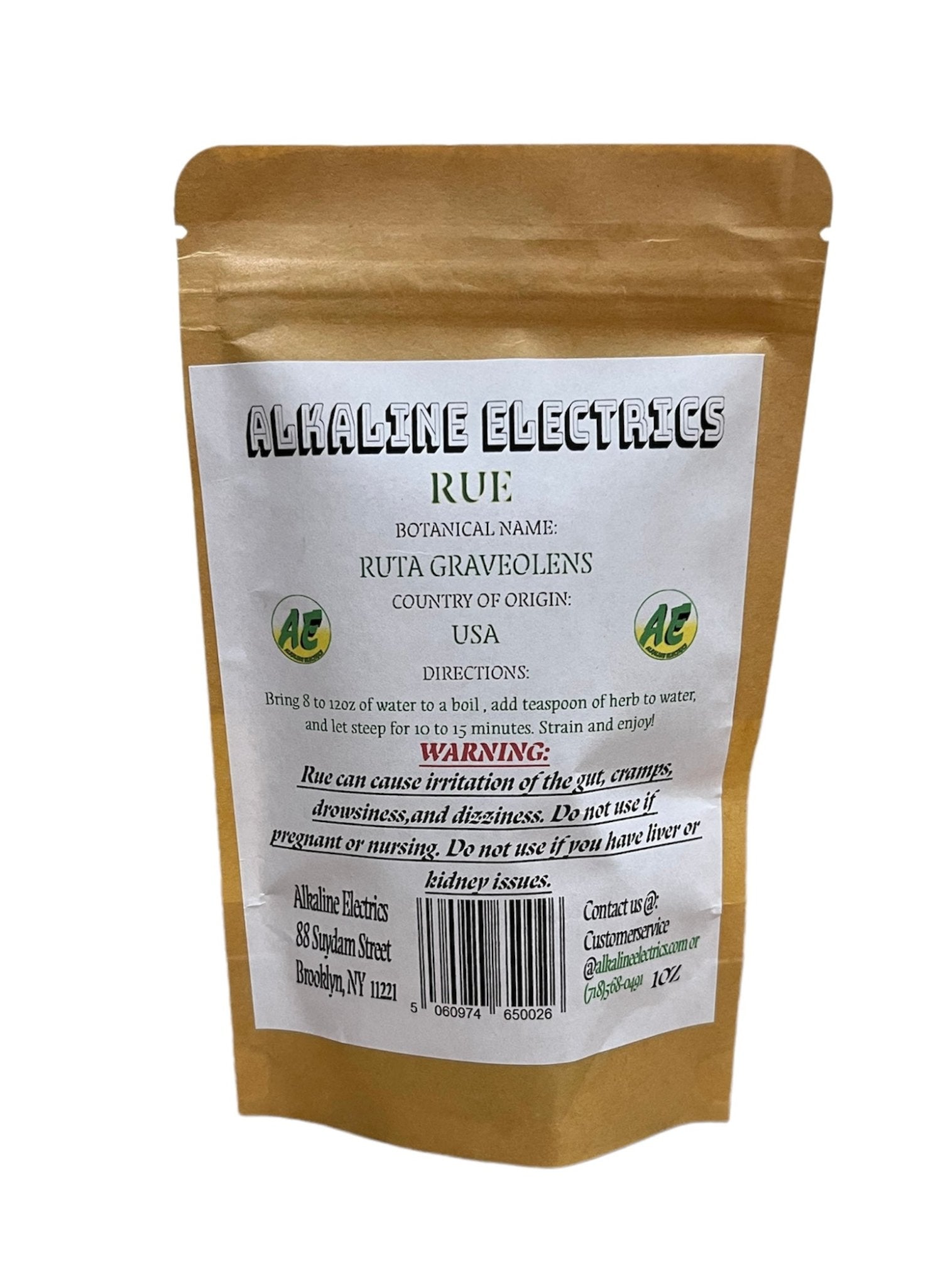 Rue - Organic | Alkaline Electrics